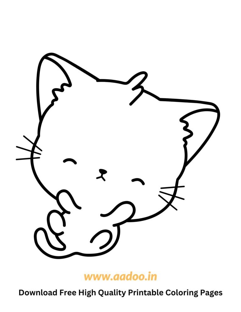 50 Free Printable Cat Coloring Pages