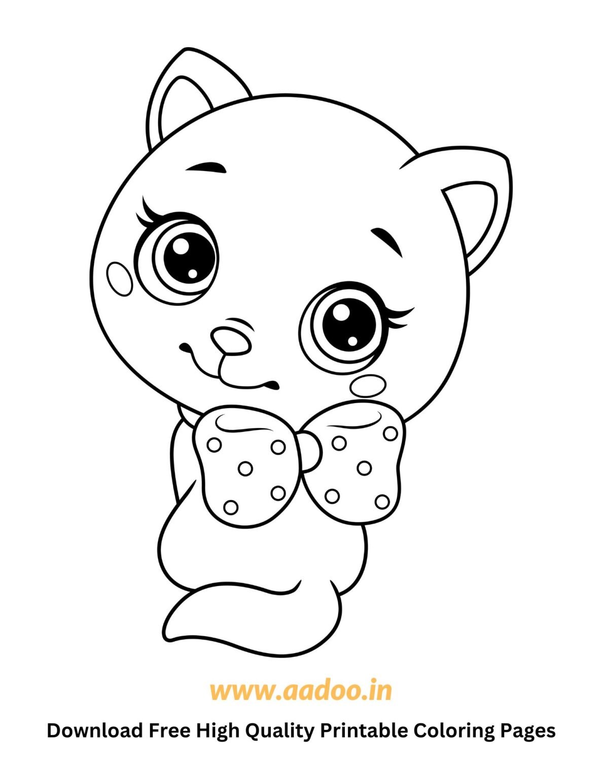 50 Free Printable Cat Coloring Pages