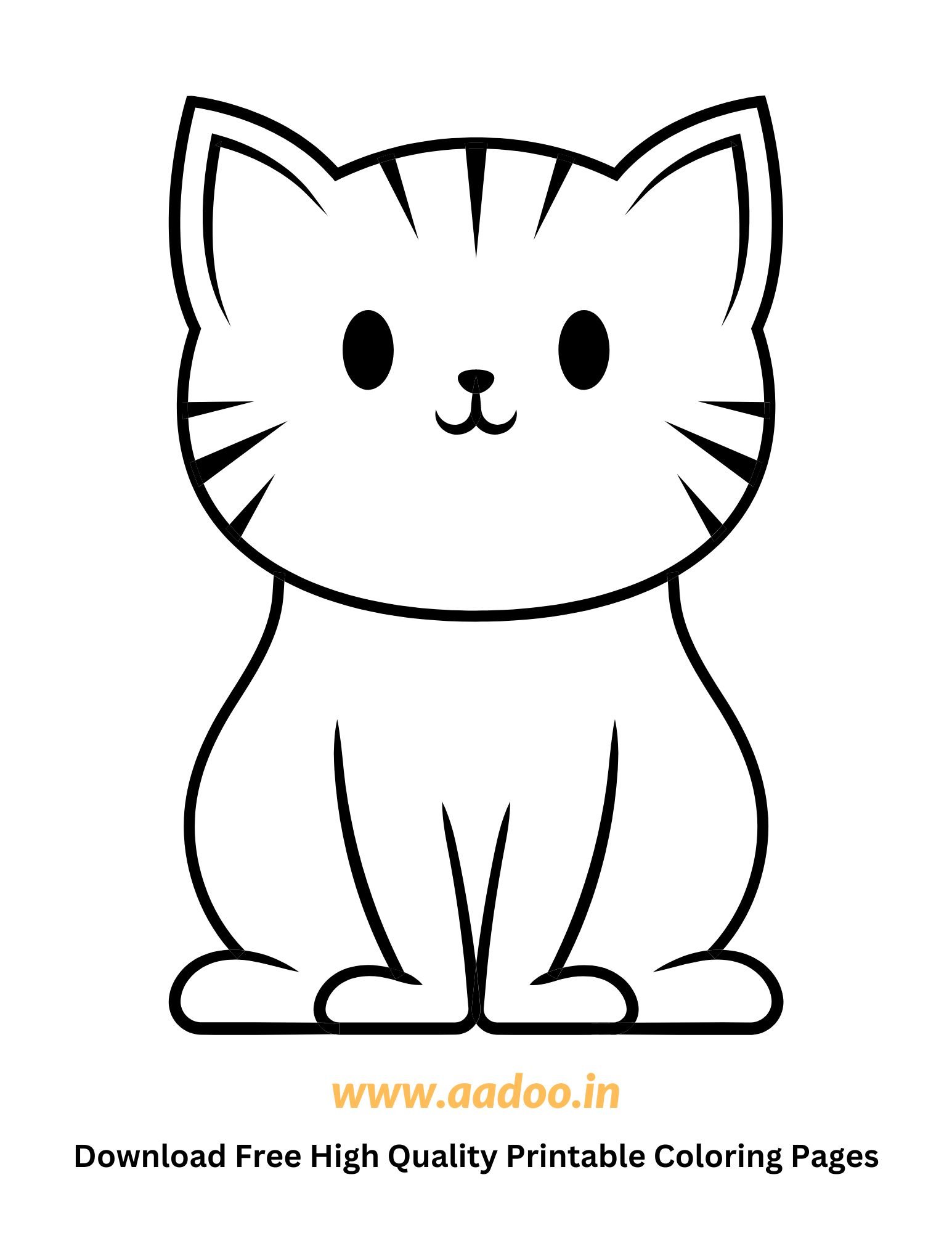 50 Free Printable Cat Coloring Pages