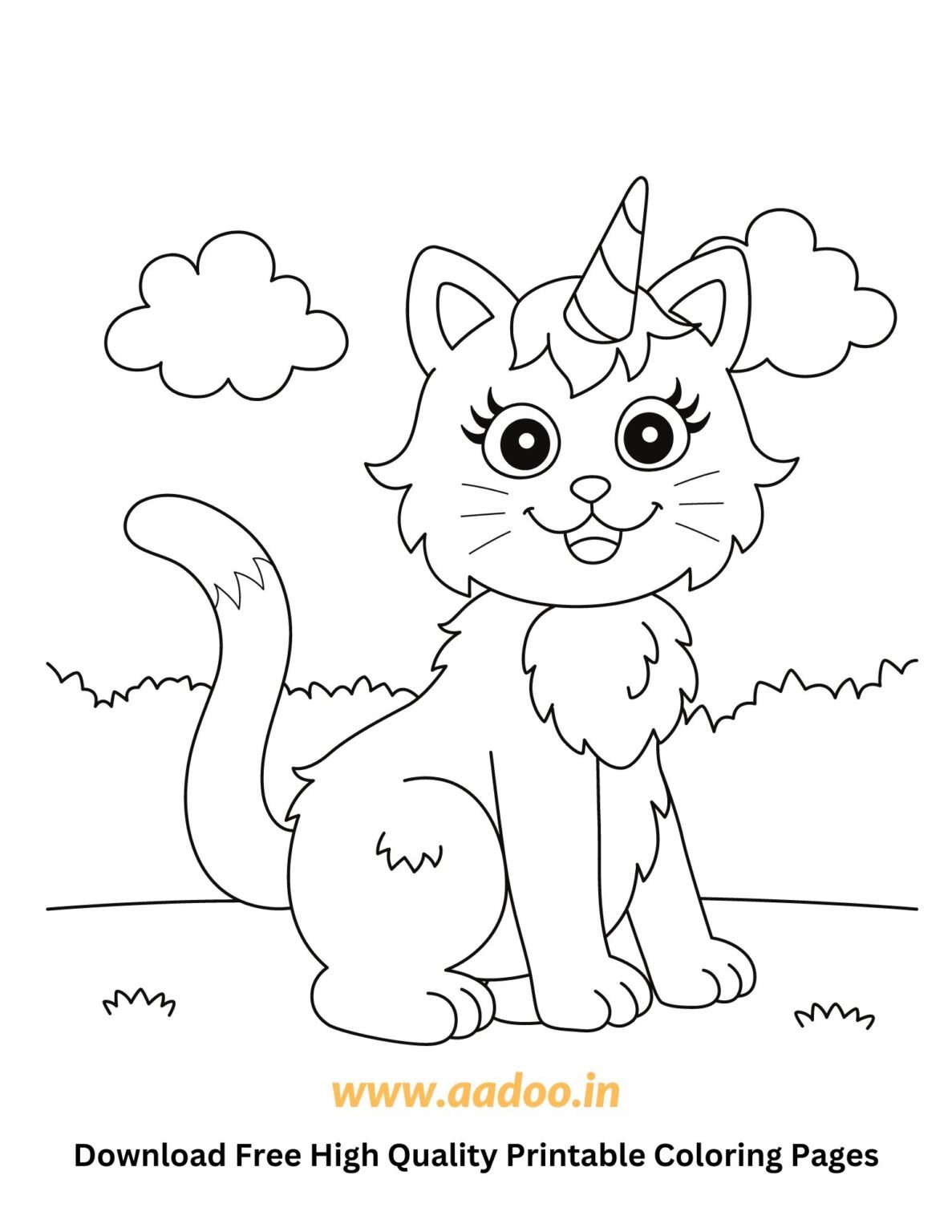 50 Free Printable Cat Coloring Pages