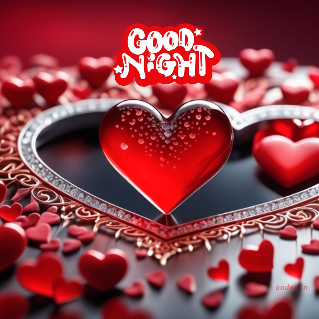 100+ Good Night Heart Images - Good Night Love Heart Images