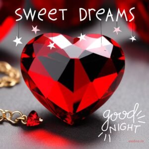 100+ Good Night Heart Images - Good Night Love Heart Images