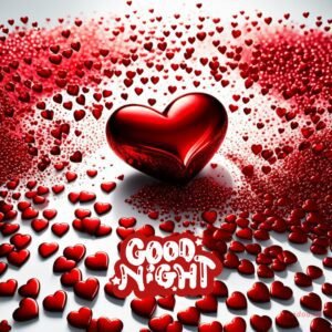 100+ Good Night Heart Images - Good Night Love Heart Images