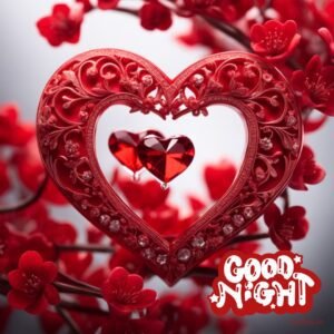 100+ Good Night Heart Images - Good Night Love Heart Images