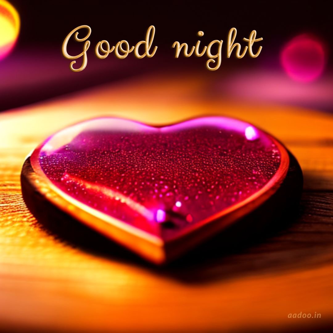 100+ Good Night Heart Images - Good Night Love Heart Images